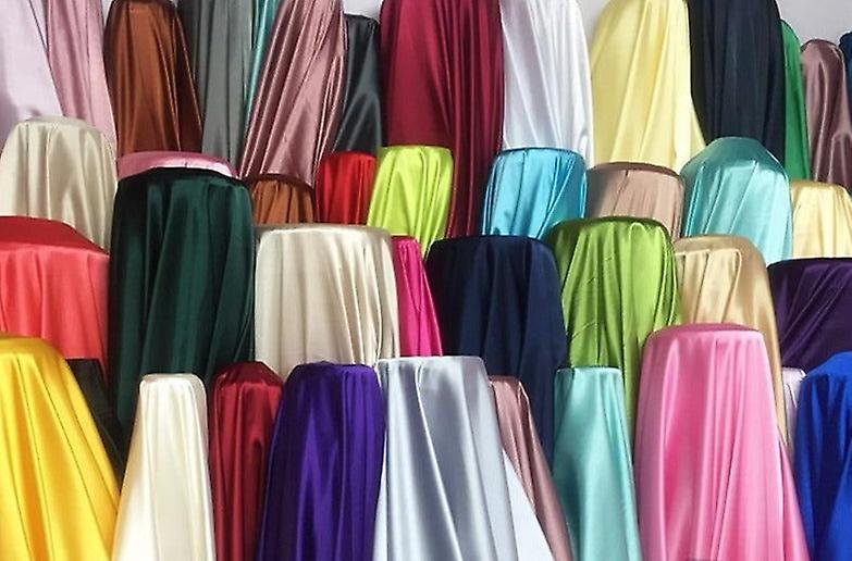 High-density Stretch Imitation Silk Satin Fabric | Fruugo UK