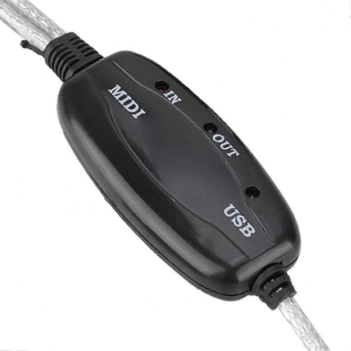 Câble convertisseur MIDI vers USB Adaptateur d'interface MIDI Cordon ...
