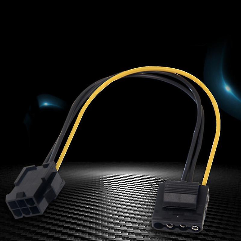 10 Pcs Molex To Pci-e Adapter Ide 4pin 4 Pin Female To 6 Pin Female ...