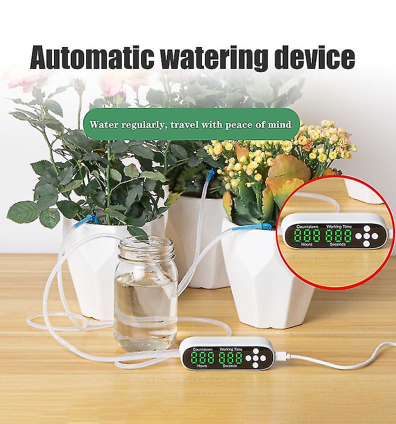 Intelligent Watering Device Garden Automatic Drip Irrigation System Set ...