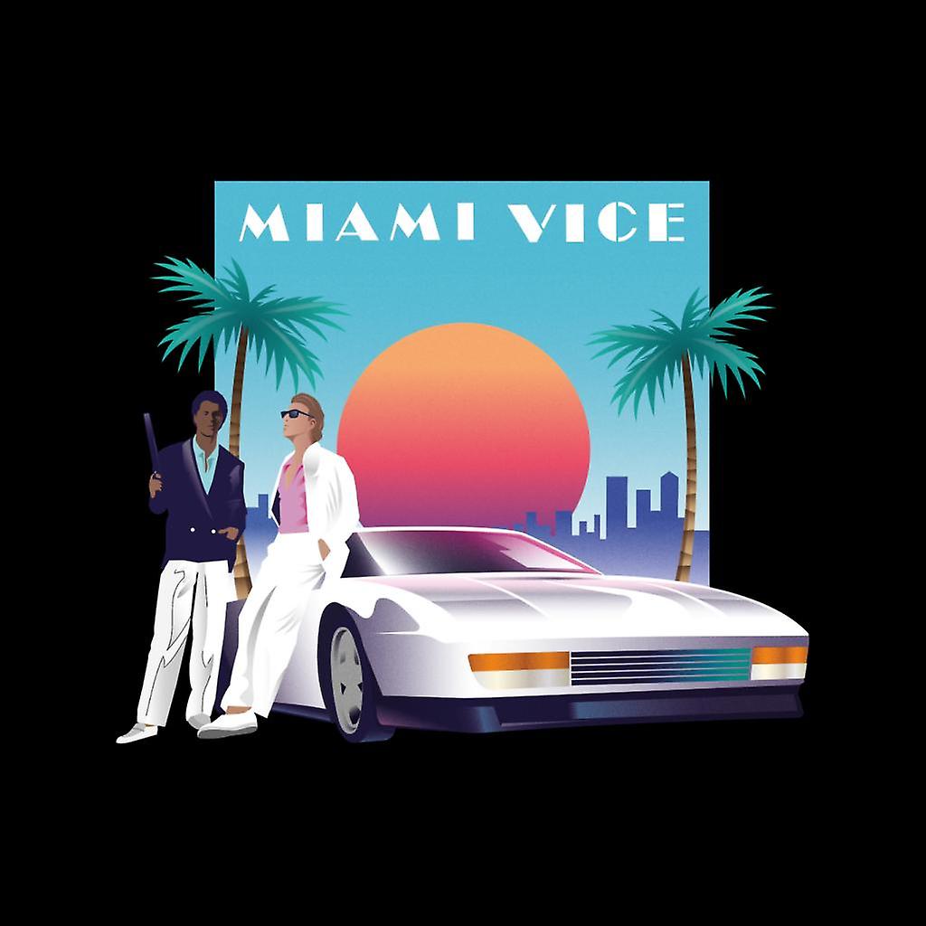Miami Vice Sunset Men's Varsity Jacket | Fruugo US