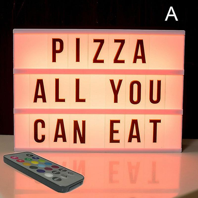 The Mini Color-Changing Lightbox with Letters Numbers Symbols LED ...