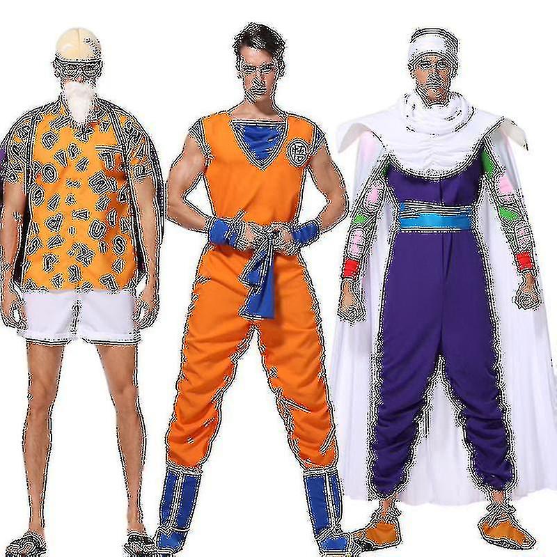 Halloween Costume Japanese Cartoon Dragon Ball Wukong Master Roshi Bick ...