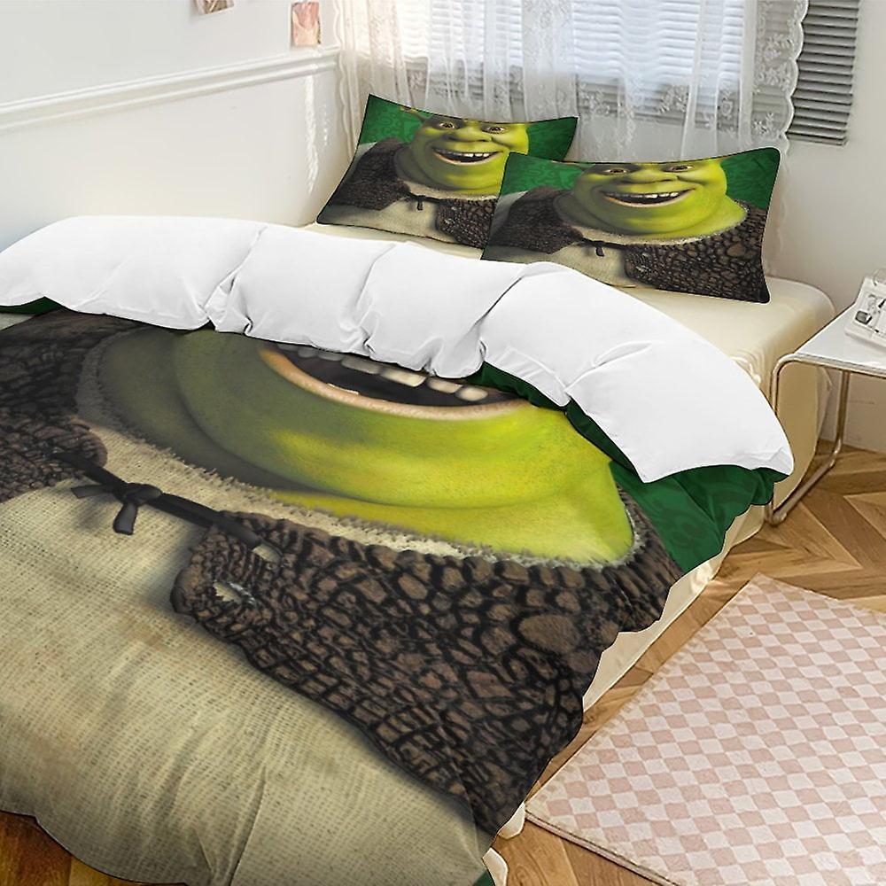 Shrek Bedding Sets Cute Bed Cover Anime Cartoon 3D Printed Lightweight ...