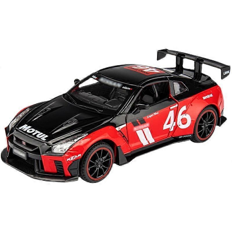1:24 NISSAN Skyline Are GTR R35 Wide Body Race Alloy Car Model Diecasts ...
