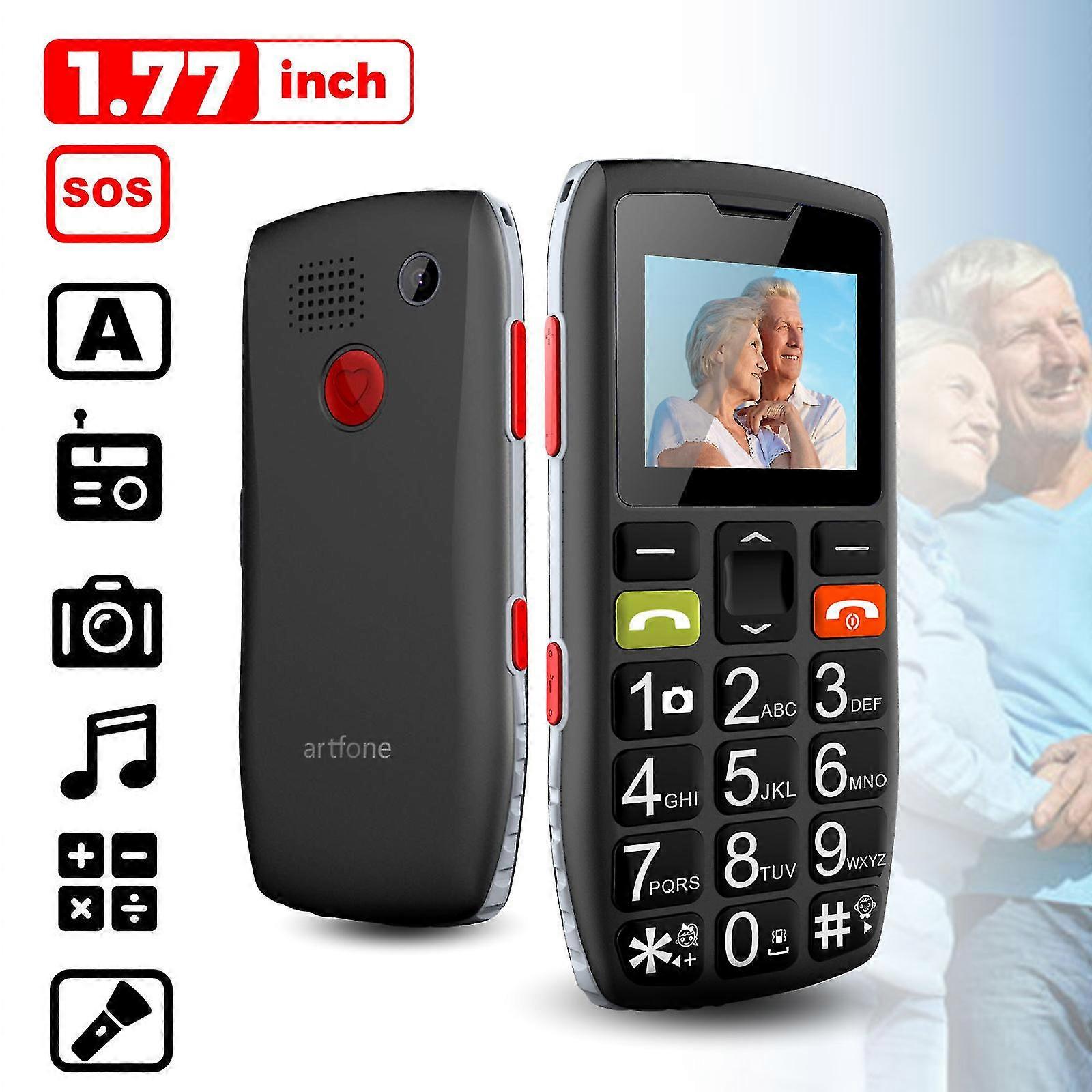 Unlocked Senior Mobile Phone with Big Buttons - SOS Button - FM Radio ...