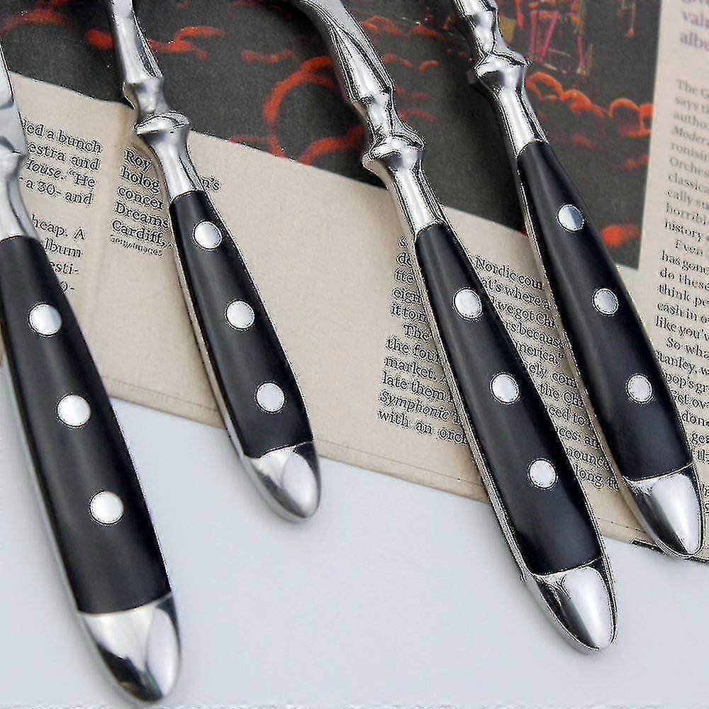 Classic Elegant Resin Rivets Handle Style Stainless Steel Western ...
