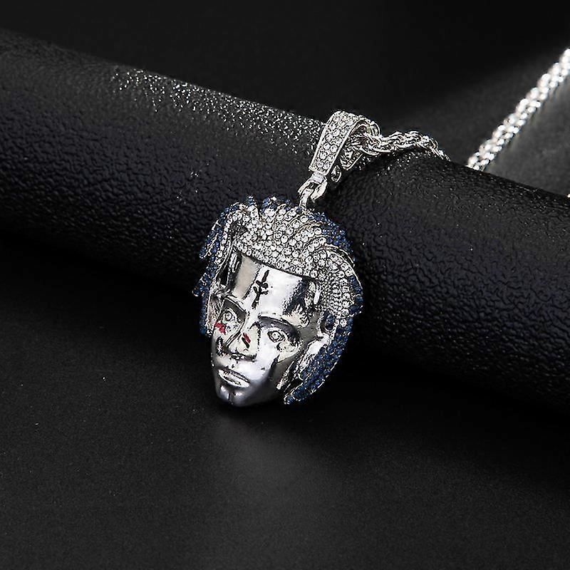 2PCS Hip-hop Rap Rapper Xxxtentacion Necklace Rope Chain Pendant Bling ...