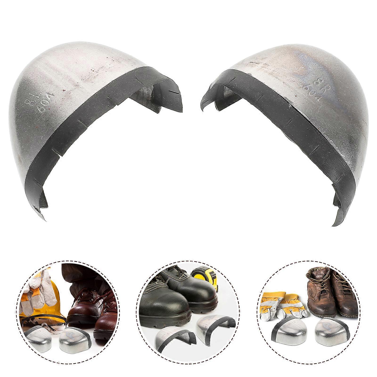 1 Pair Durable Steel Toe Caps For Work Boots - Safety Shoe Toe Cap For ...