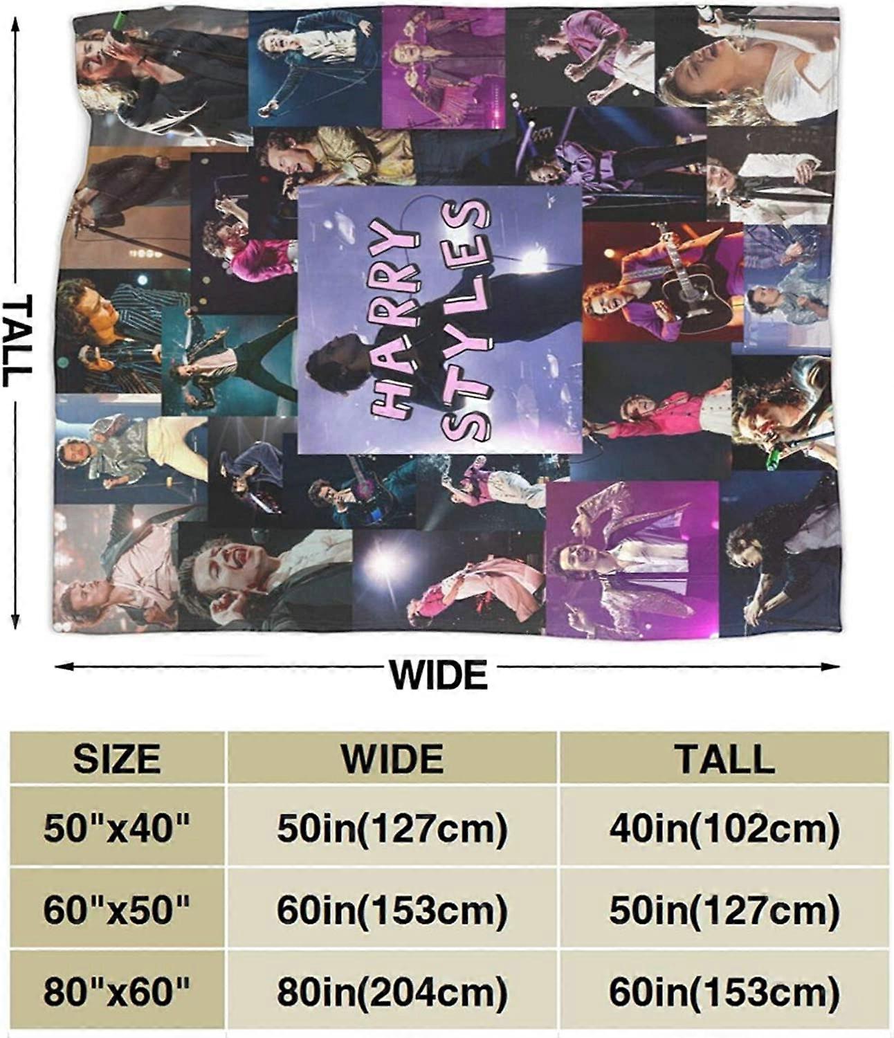 Harry-Styles Blanket Ultra-Soft Cozy Bedding Skin-Friendly Flannel All ...
