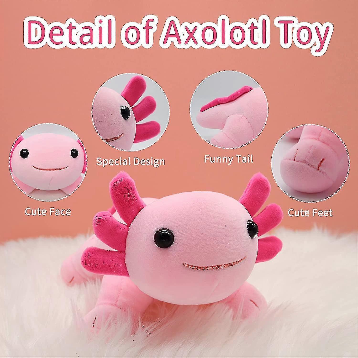 Axolotl Plush Toys 10.5' Soft Cute Axolotl Stuffed Animal, Kawaii ...