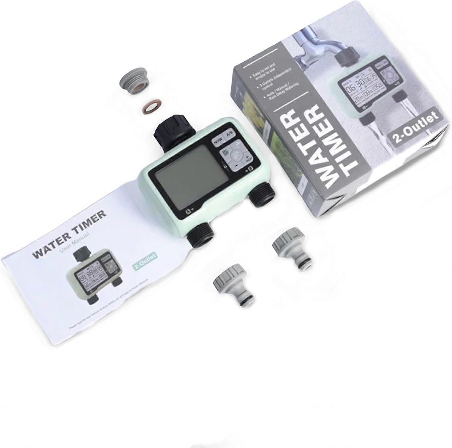 Digital Irrigation Computer with 2 Separate Outputs, Flexible and Easy ...