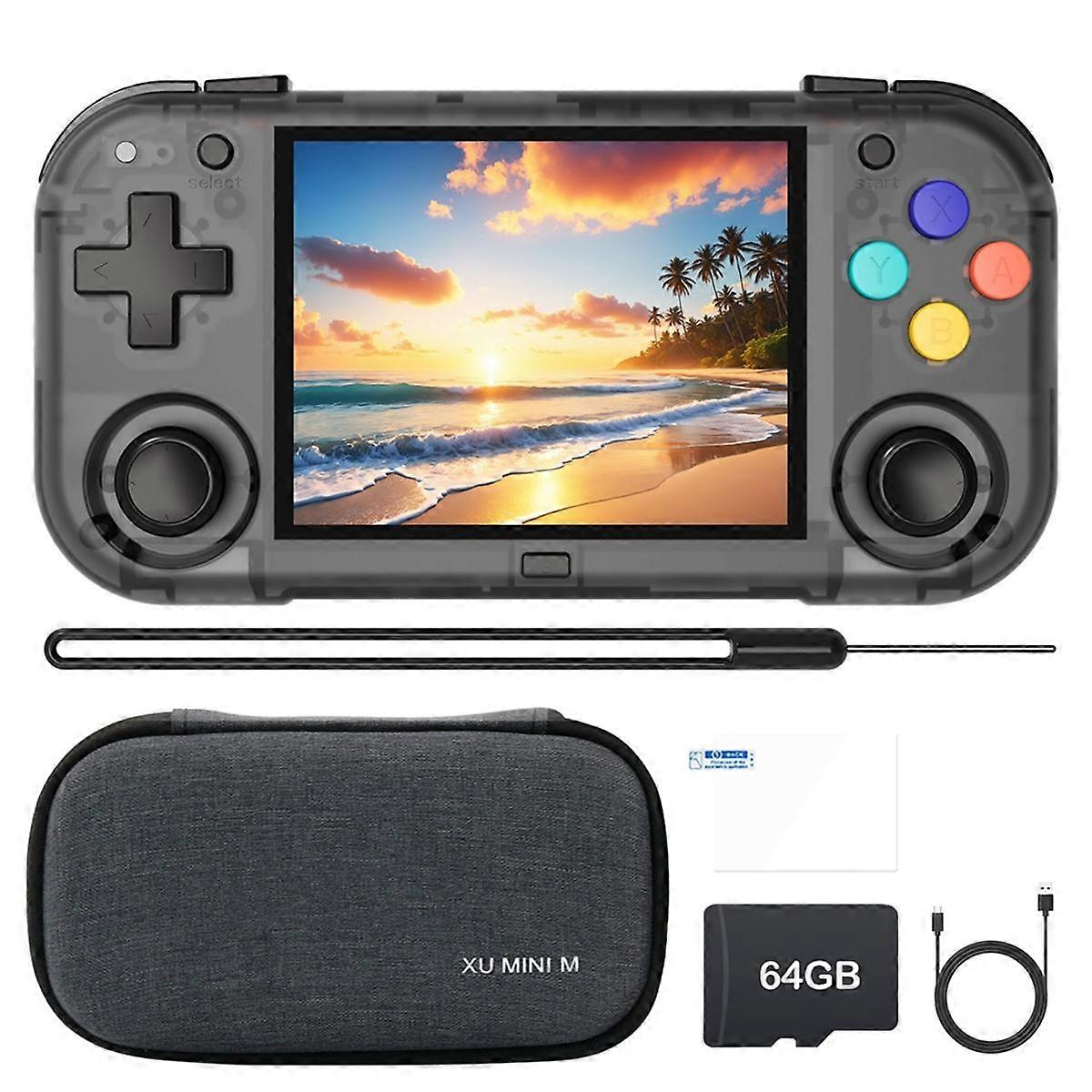 XU Mini M Game Console 64GB 10700 Games 2.8 Inch IPS Linux Handheld ...
