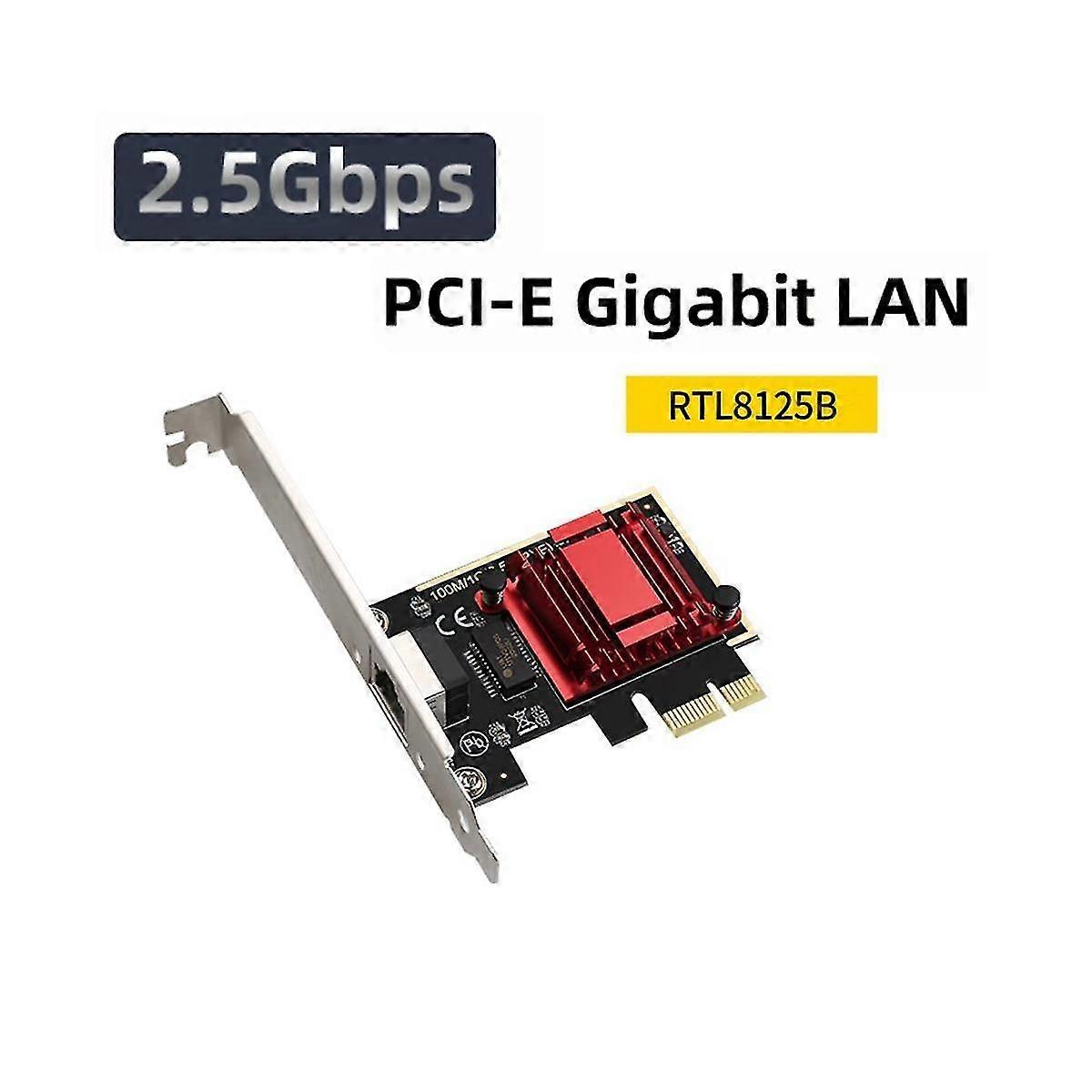 2.5g Pci-e Network Card Rtl8125b Chip Gigabit Ethernet Pcie Network ...