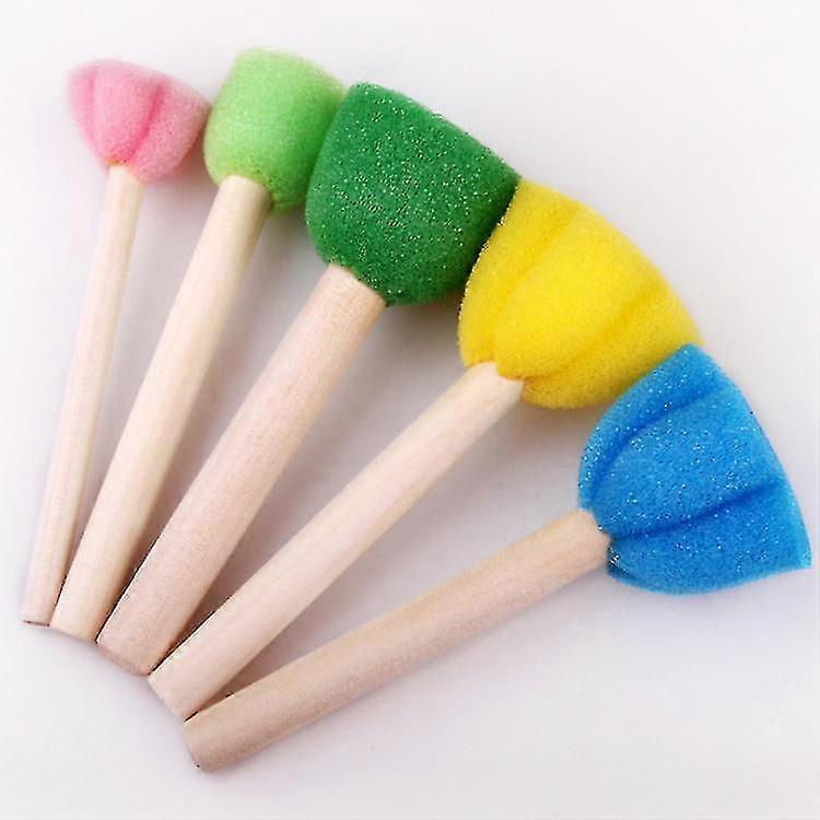 30pcs Kids Paint Sponges, Kids Toddlers Paint Brushes Art Craft Drawing ...