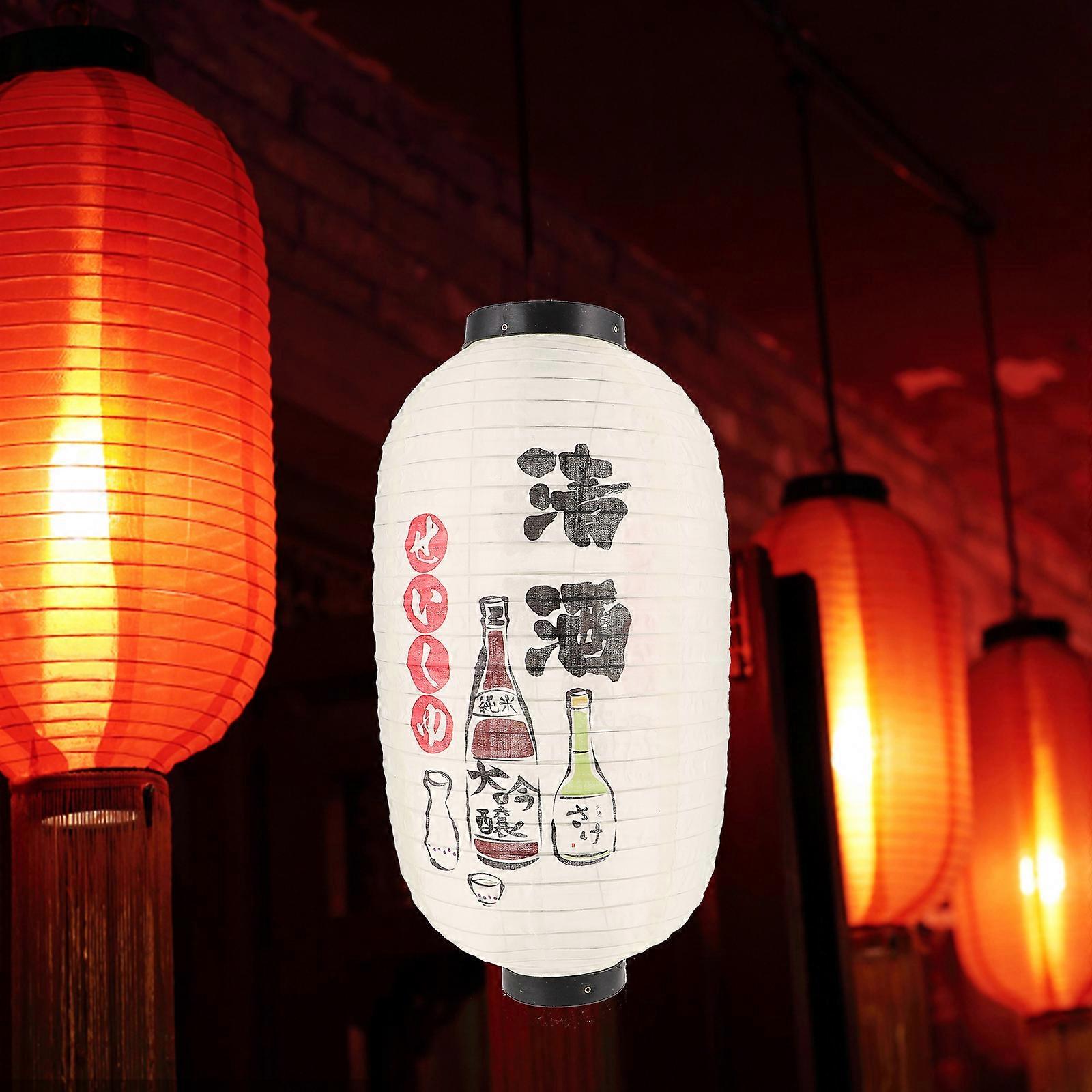 Japanese Restaurant Lantern Hanging Fabric Lantern Traditional Lamp ...