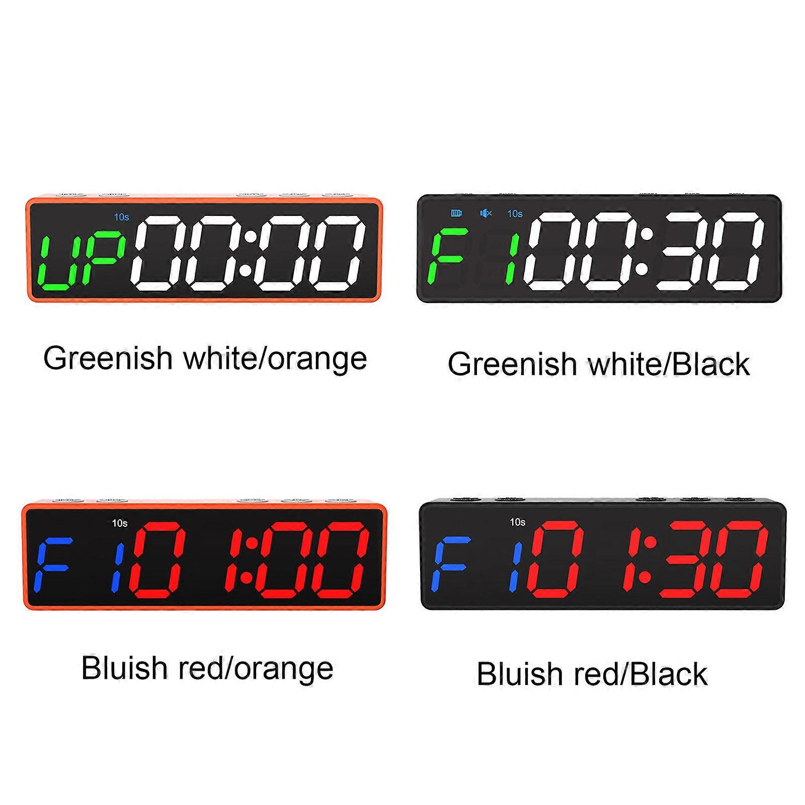Fitness Training Gym Timer Led Interval Stopwatch For Crossfit Tabata Boxing Yoga Workout