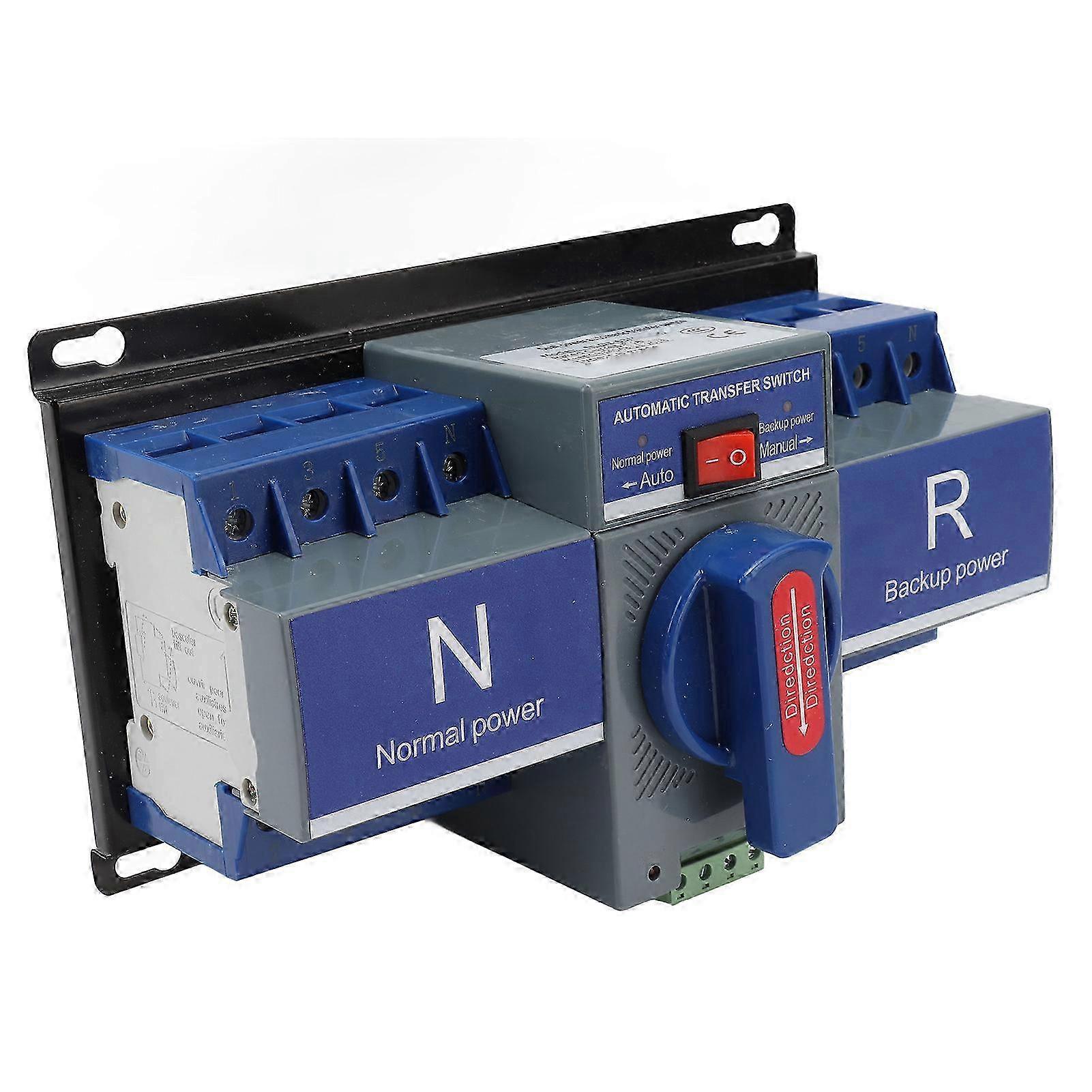 Dual Power Automatic Transfer Switch Overload Protection PC Housing ...