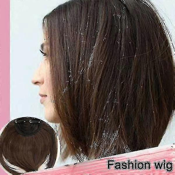 Seamless Silks-base Hair Topper Fringe Hairpiece Straight Clip In ...