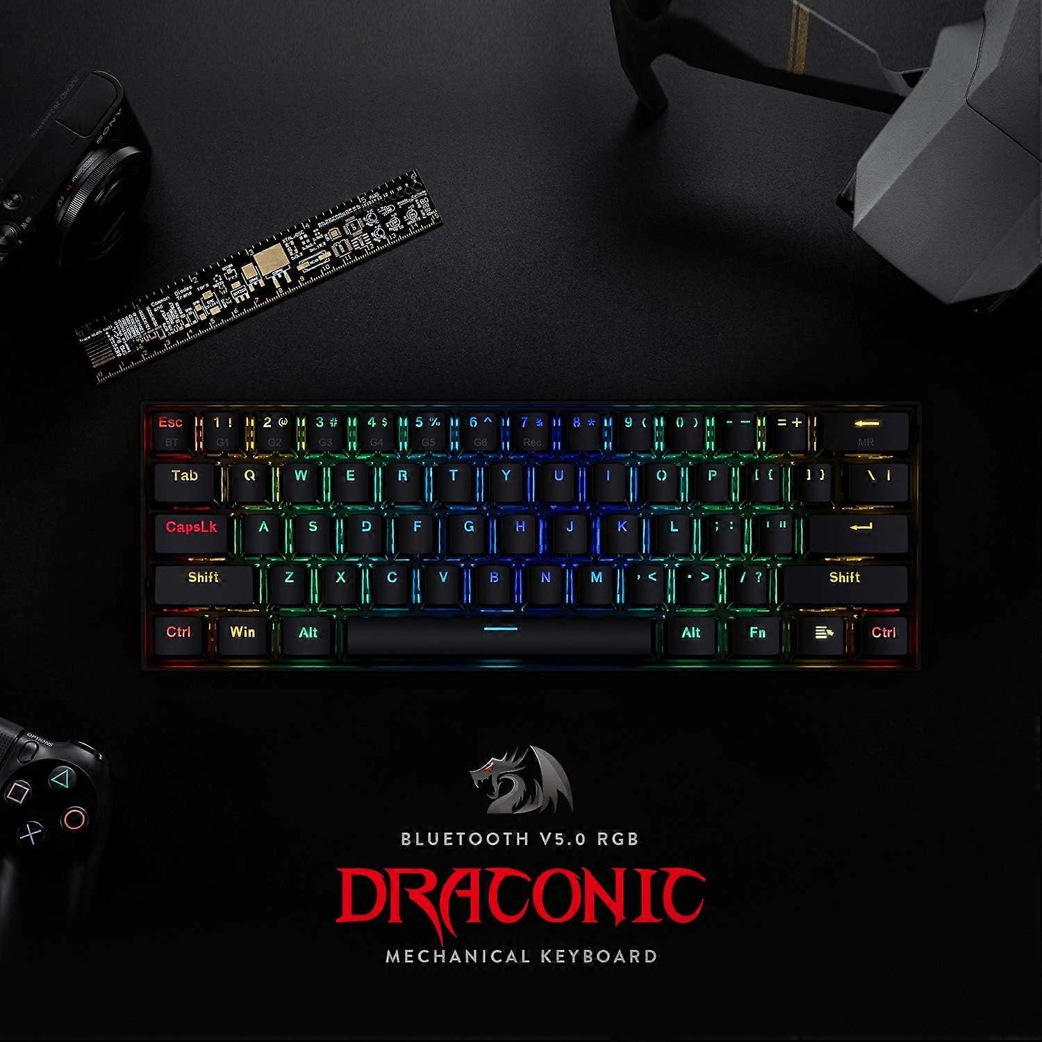 RGB Backlight Gaming Keyboard, Wireless Mechanical Keyboard for Gamers ...