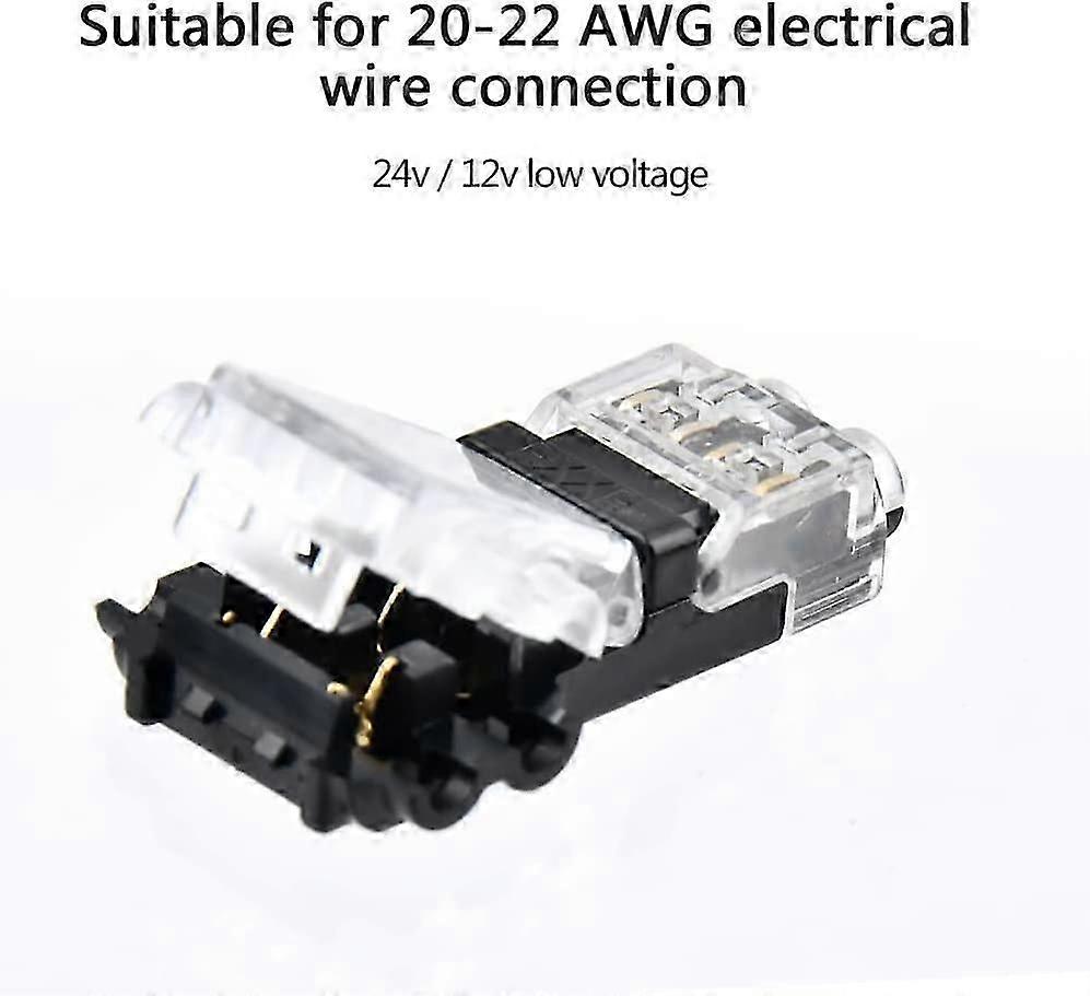 12 Pieces 2 Pin T Connector for Electrical Wire 20/22 AWG Car ...