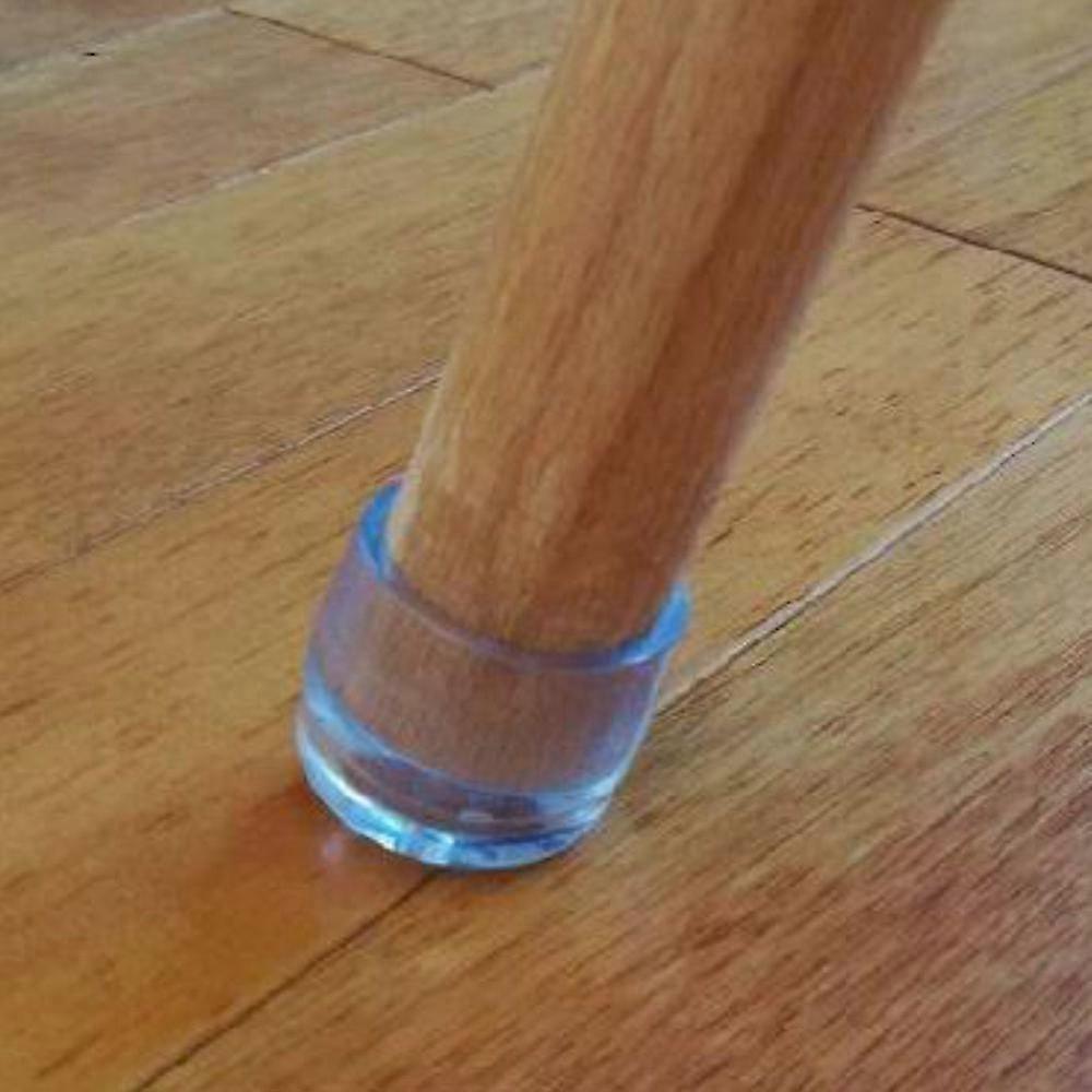 Clear Table Chair Legs Cap Feet Silicone Pad Covers Floor Protector Set ...