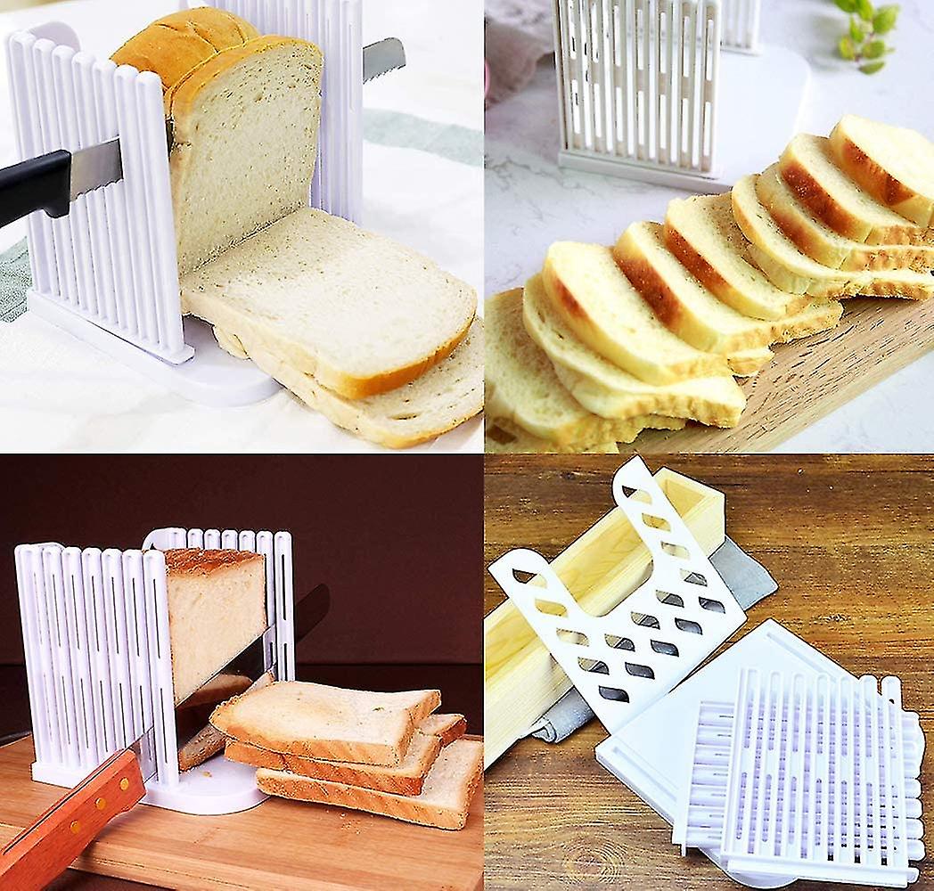 Bread Slicer For Homemade Bread Machine, Cutting Board And Slicer Guide ...