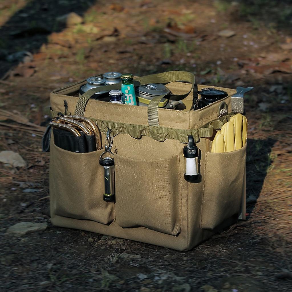 Multi-pockets Picnic Bag Folding Camping Carry Bag Large Capacity ...