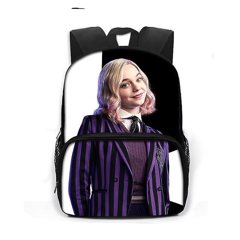 Wednesday Addams and Enid Children School Bags Gothic Girls Nevermore ...
