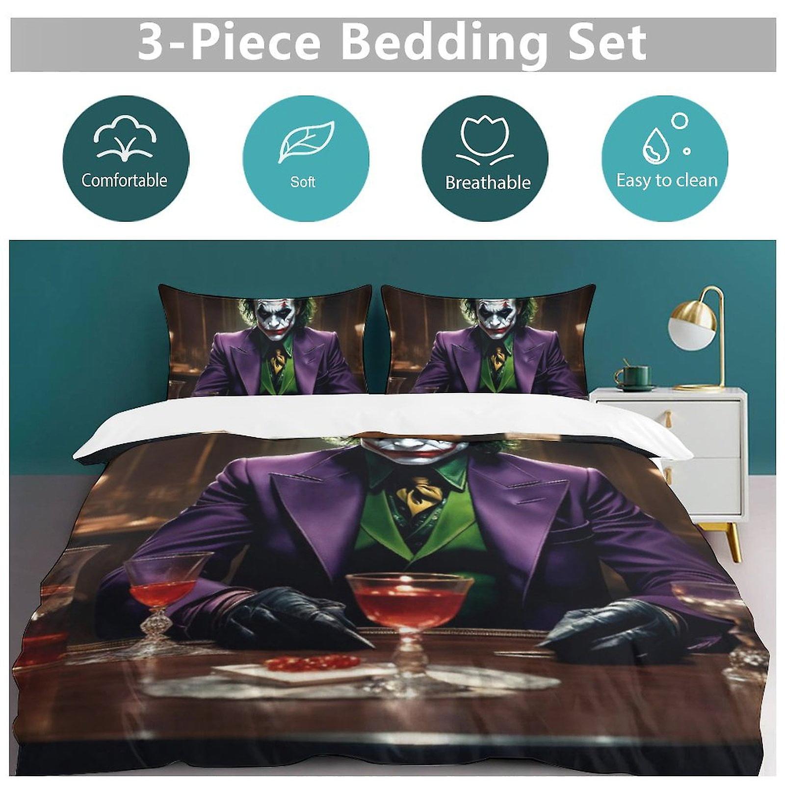 Joker Bedding Sets Cute Bed Cover Anime Cartoon 3D Printed Lightweight ...