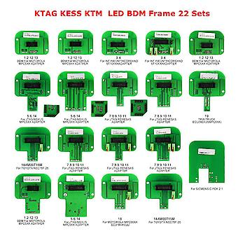 22 Pcs Ktag Kess Ktm Dimsport Bdm Probe Ecu Adapters Car Ecu Brush Test ...