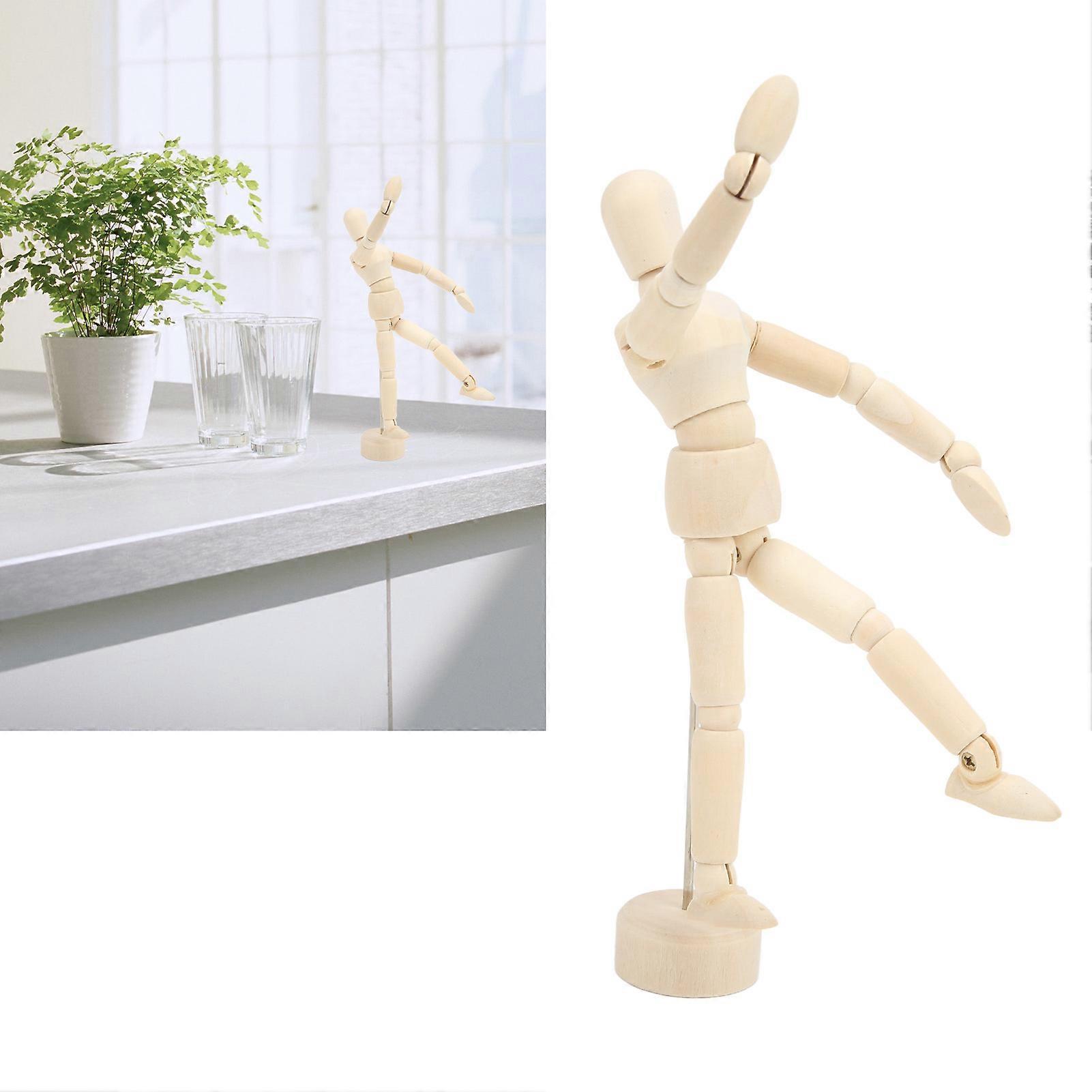 Wooden Mannequin 14 Rotatable Joint Drawing Mannequin Human Body ...
