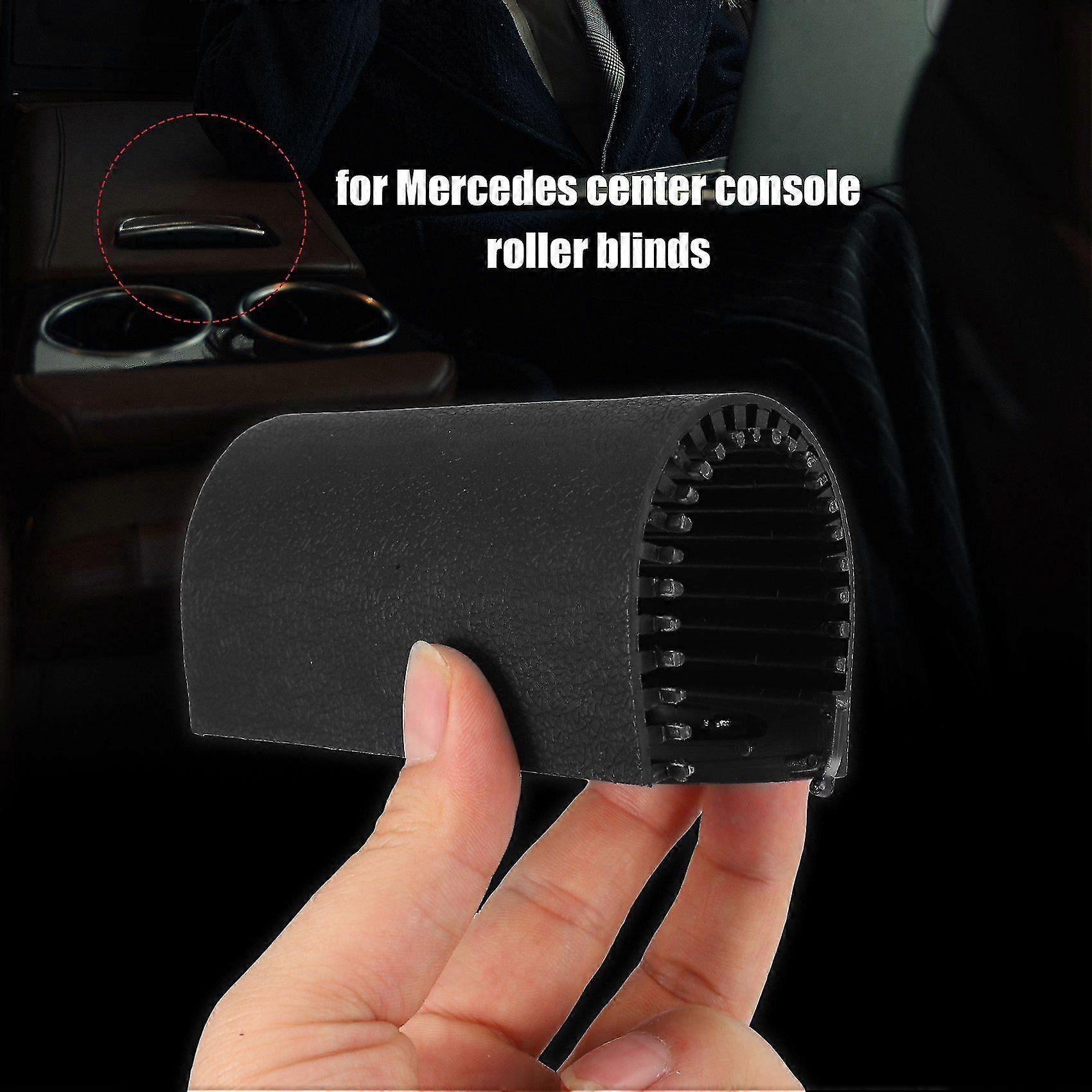 Car Center Console Sliding Shutters Cup Holder Roller Shutter Cover For ...