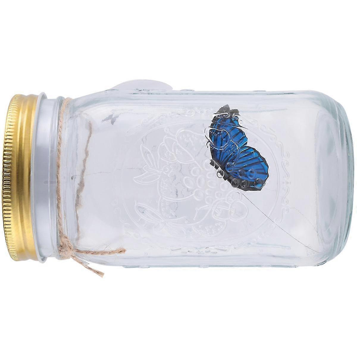 Butterfly Collection In A Jar, Butterfly Jar That Moves, Led Light ...