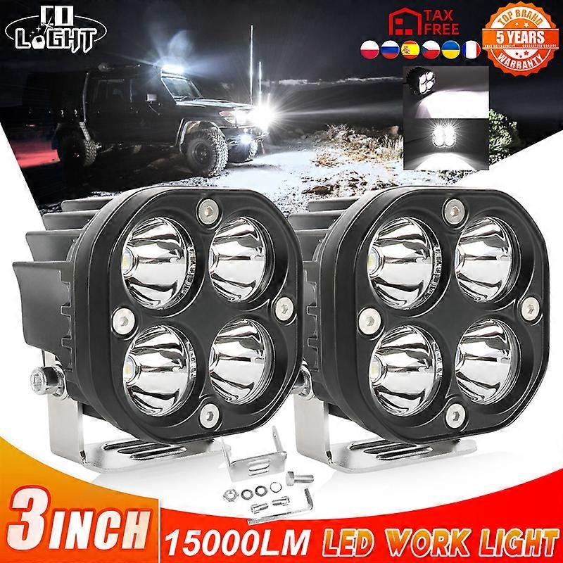 CO LIGHT 3inch Led Spot Work Light 12V 24V Fog Lights Driving Offroad ...