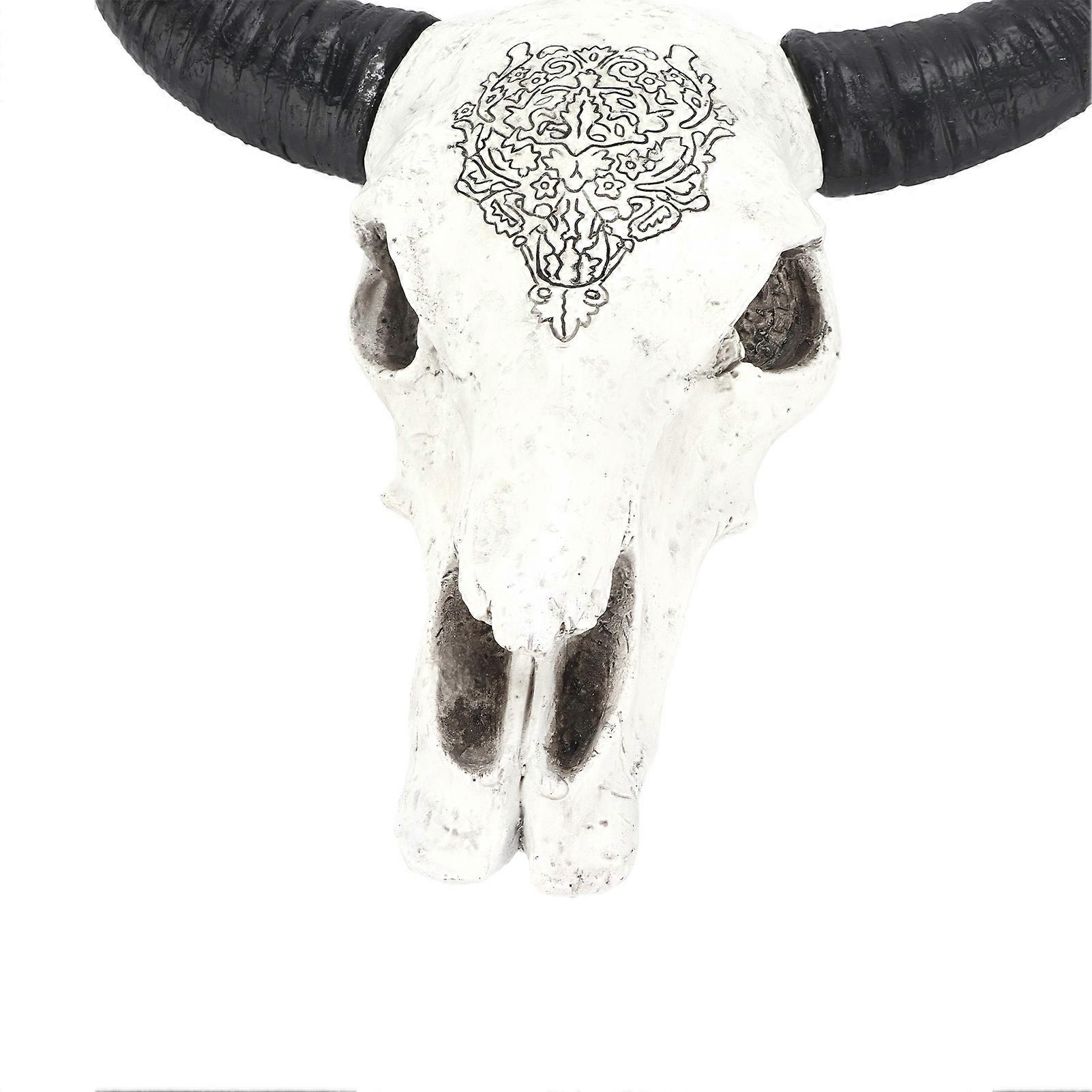 Longhorn Wall Decor Polished Painted By Hand Firm Surface Bull Skull ...