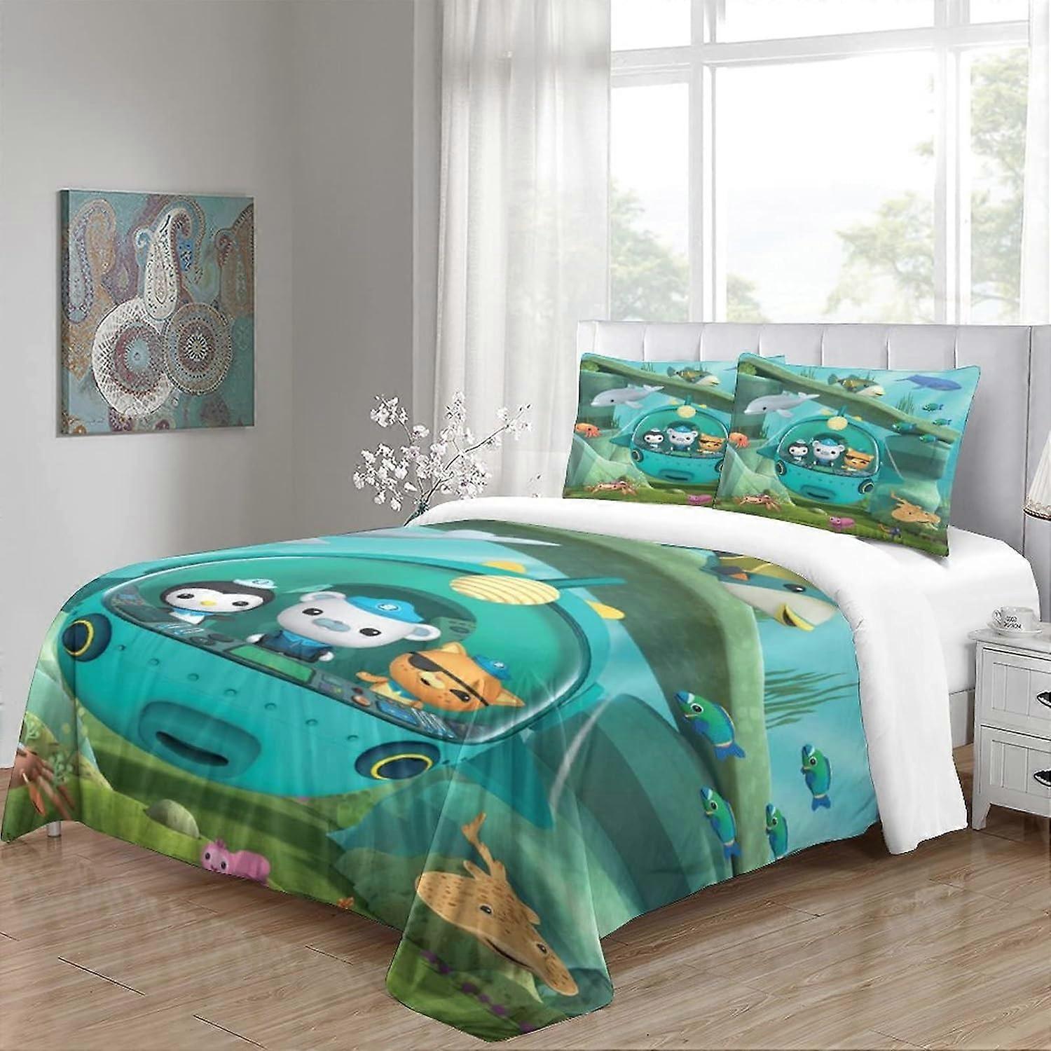 The Octonauts Duvet Cover Set Cartoon 3D Digital Printing Boy and Girl ...