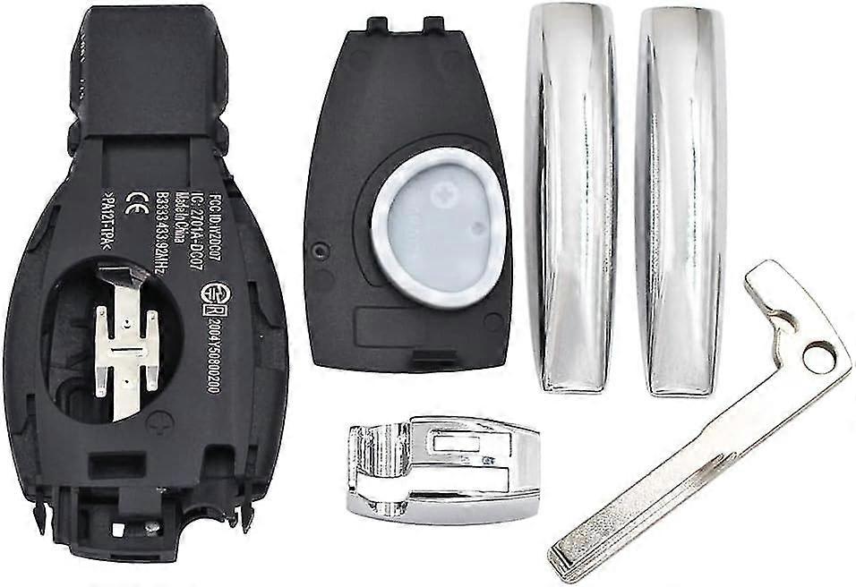 3 Buttons Smart Key Remote Case for Mercedes for Benz A B C E S Class ...