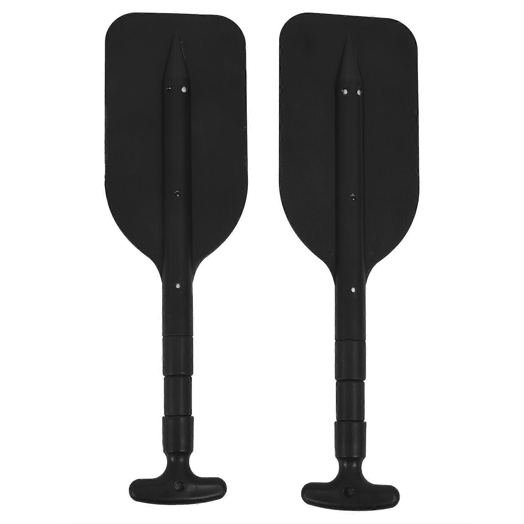 2Pcs Paddles Telescoping Plastic Boat Paddle Collapsible Oar for Kayak ...