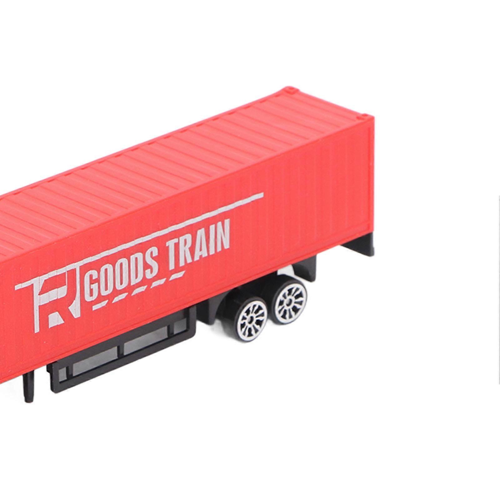 Container Truck Model Lifelike Alloy Container Truck Toy Decorative ...