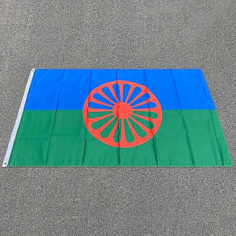 Aerxemrbrae Custom Flag - 90*150cm (3x5ft) Rom Gypsy Flag Of The Romani ...