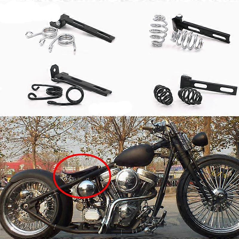 Springs and Support Solo Seat Kit Compatible with Harley Chopper Bobber ...