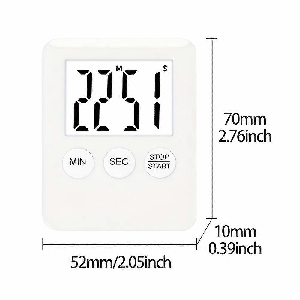1pc, Mini Portable Timer, Digital Kitchen Timer, Gym Timer, Countdown ...