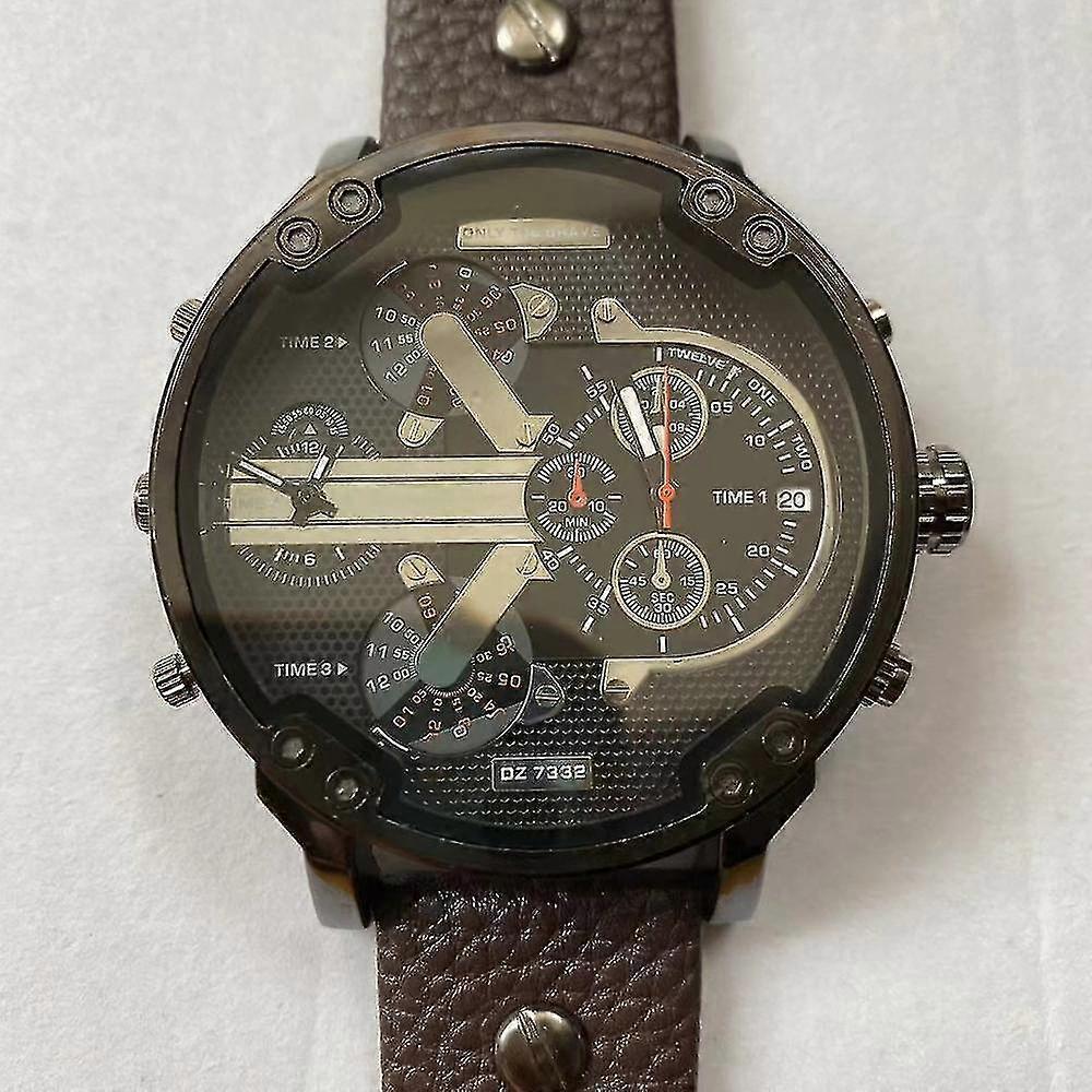 Stainless Steel Watch For Men With Large Dial Quartz Men Watches Dz ...