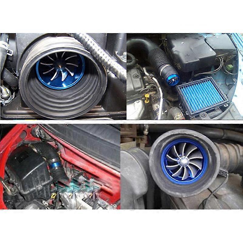 65-75mm Universal Single Supercharger Turbine Turbo Fan Air Filter ...