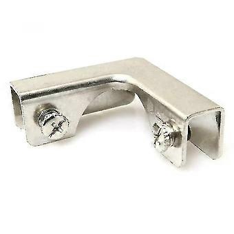 4pcs L Type Glass Fixing Clip 2 Way Glass Connectors For 6-10mm ...