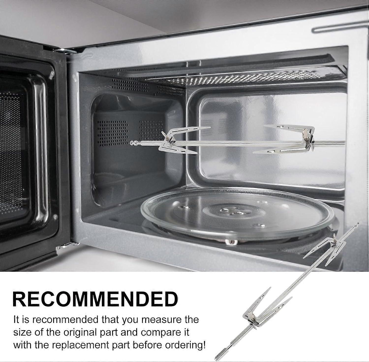 Stainless Steel Grill Rotisserie Forks Meat Spit Rods Barbecue Rotating ...