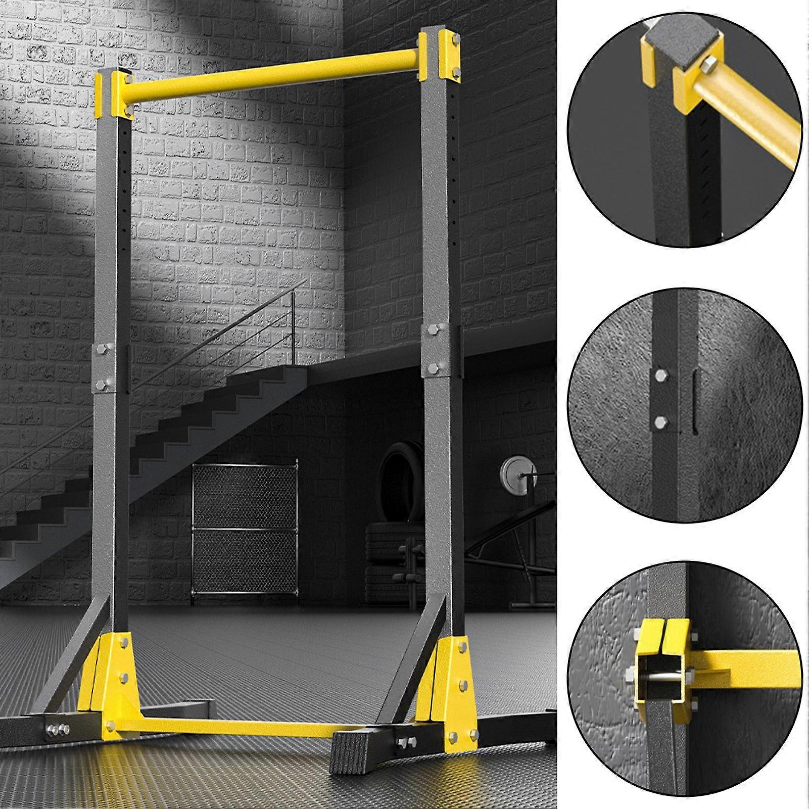 Pull Up Bar Free Standing, Heavy-Duty Pull Up Station with 11 ...