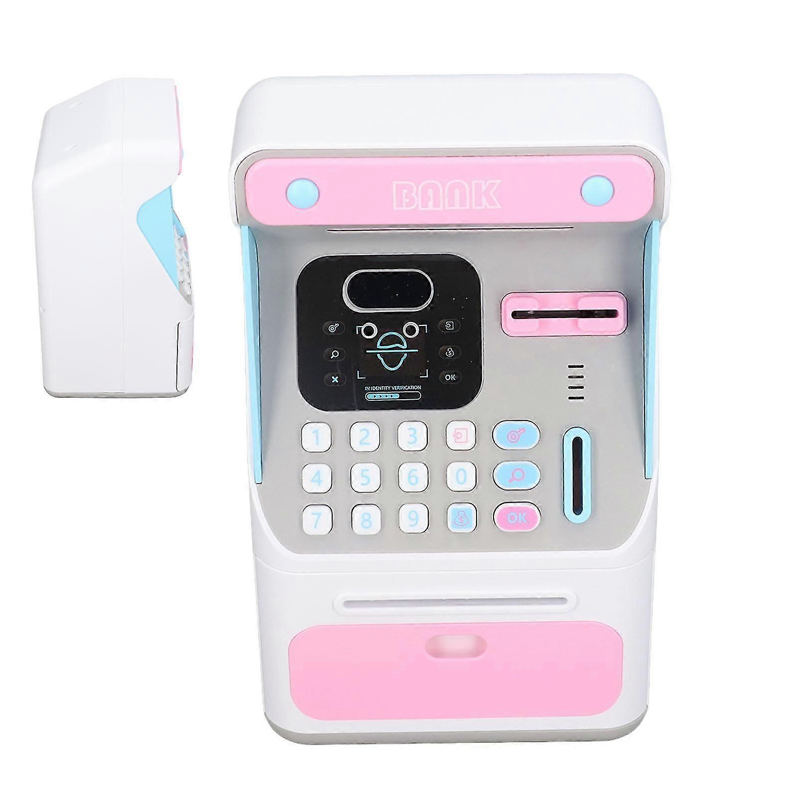 Kids ATM Savings Money Bank Large Capacity Password Safe Face ...