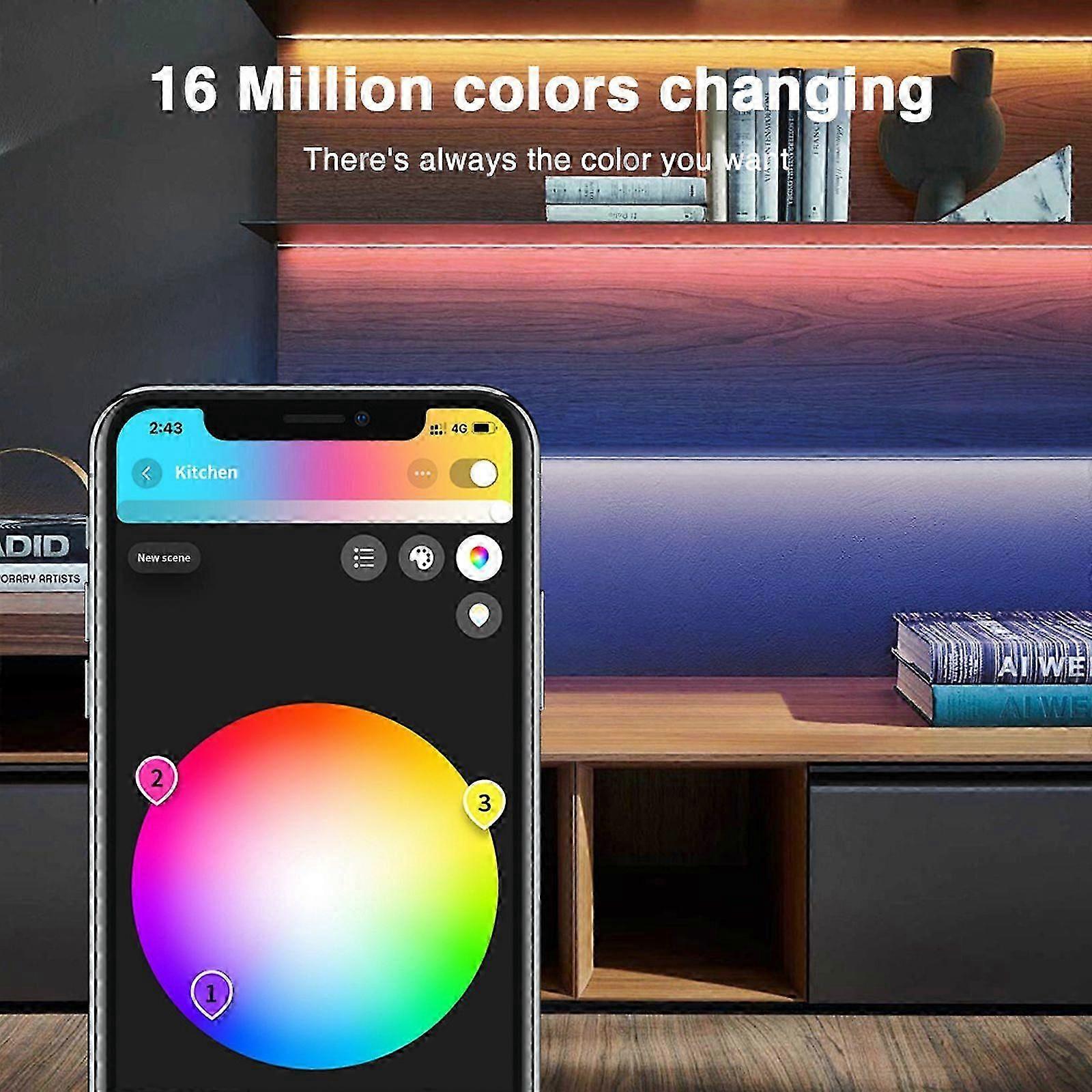 Exquisite Ultraslim ESP32 WLED WiFi LED Controller with MIC WS2812B ...